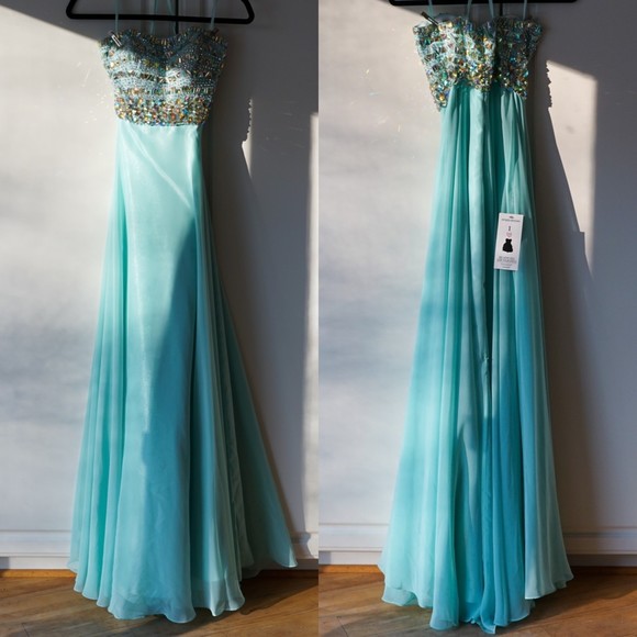 Mori Lee | Dresses | Nwt Mori Lee By Madeline Gardner Sequingemstone ...